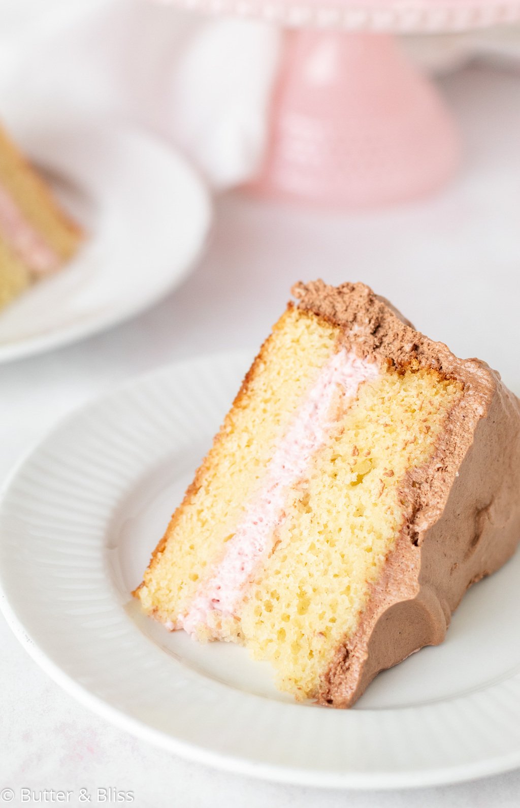 Small Yellow Birthday Cake