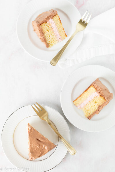 Small Yellow Birthday Cake