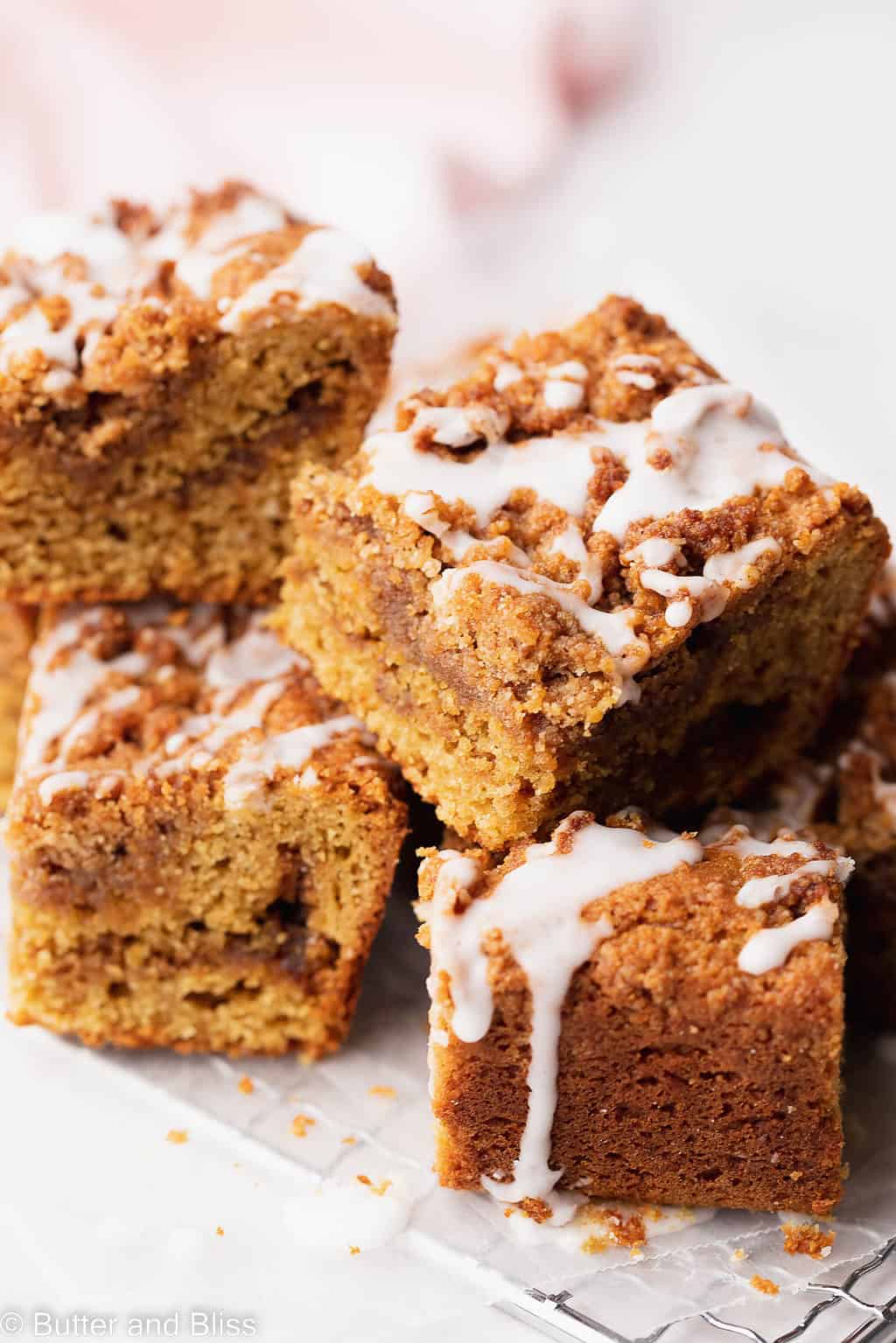 Mini Gluten Free Almond Coffee Cake