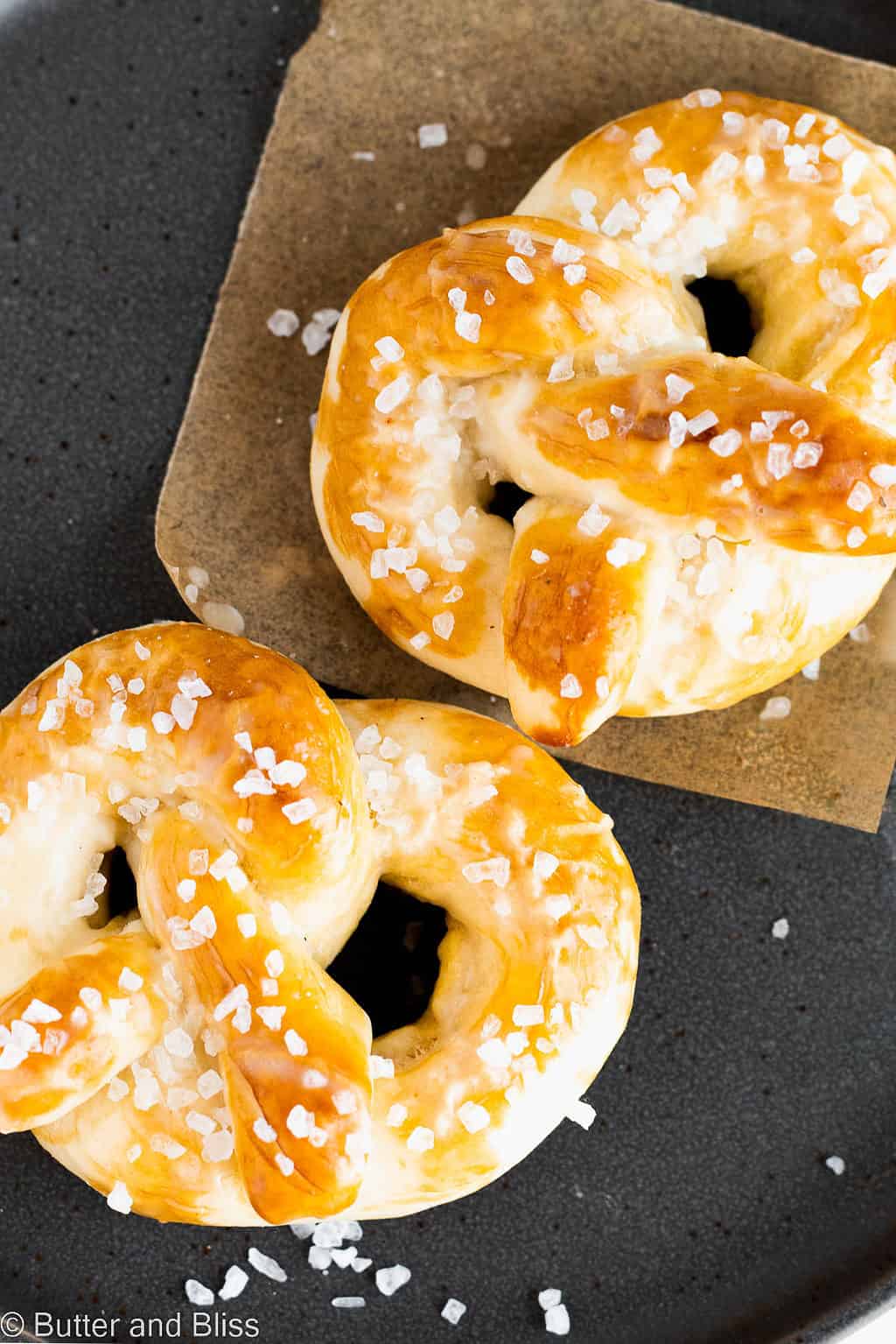 Small Batch Soft Flavored Pretzels (3 Toppings!)