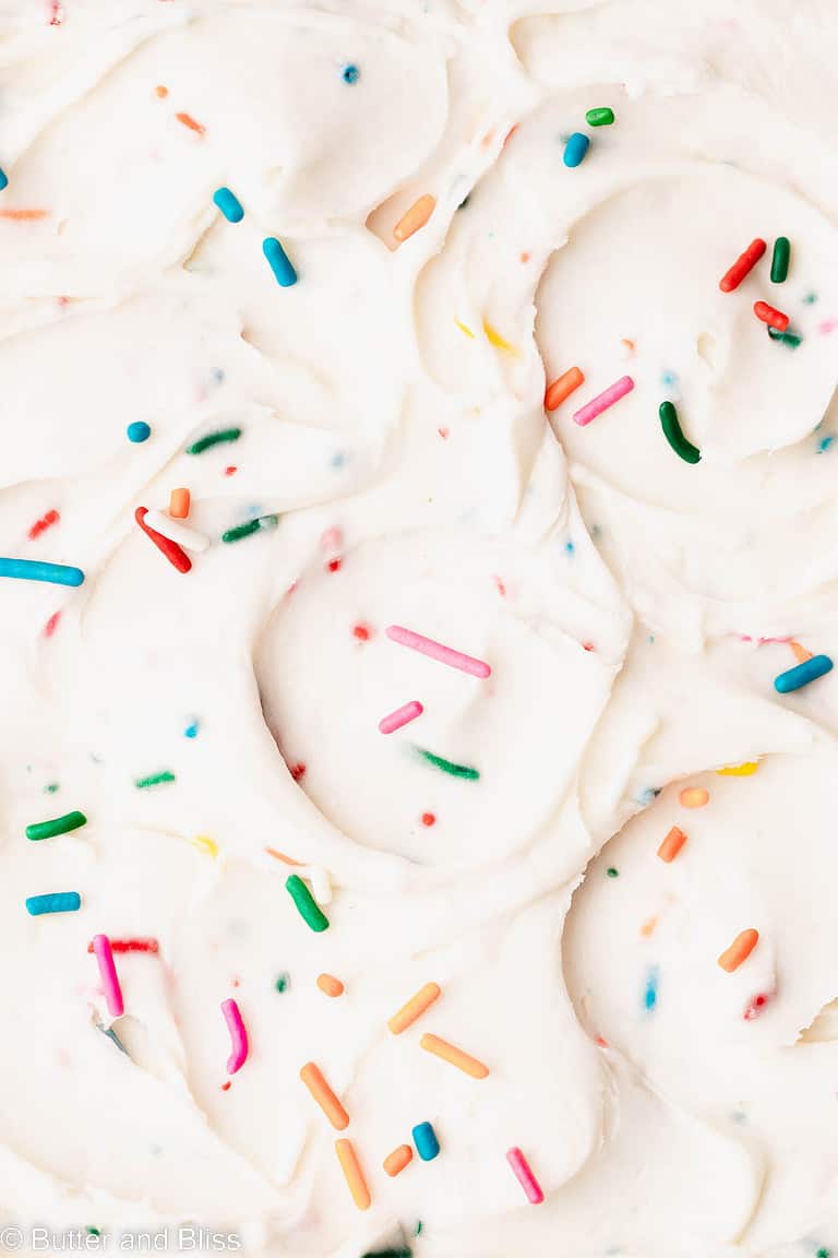 Butter Free Funfetti Frosting