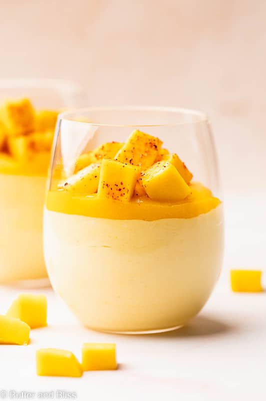 Mango Mousse Made With Coconut Cream