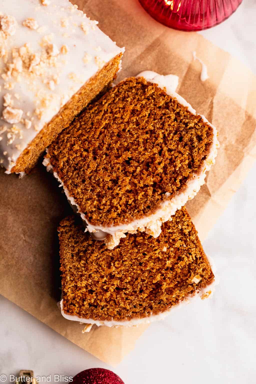Gluten Free Mini Gingerbread Loaf