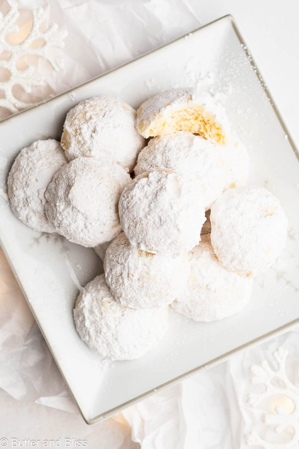 Gluten Free Lemon Snowball Cookies Recipe