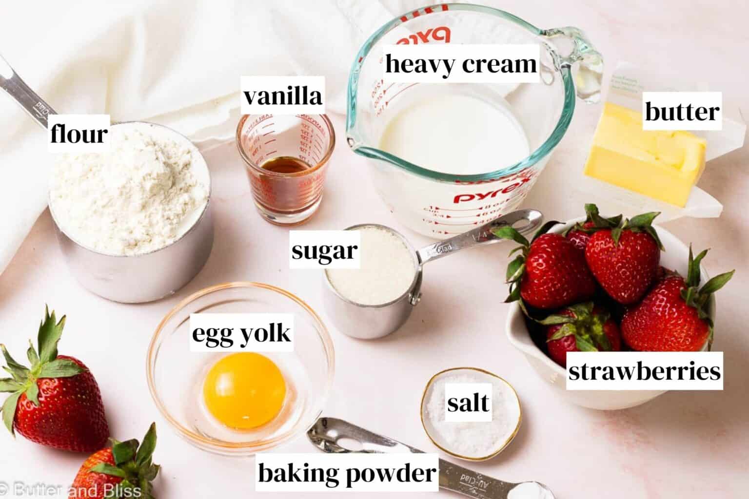 Small Batch Strawberry Scones Recipe